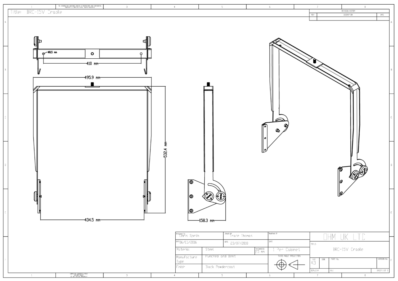 BRC-15V Cradle | Ohm